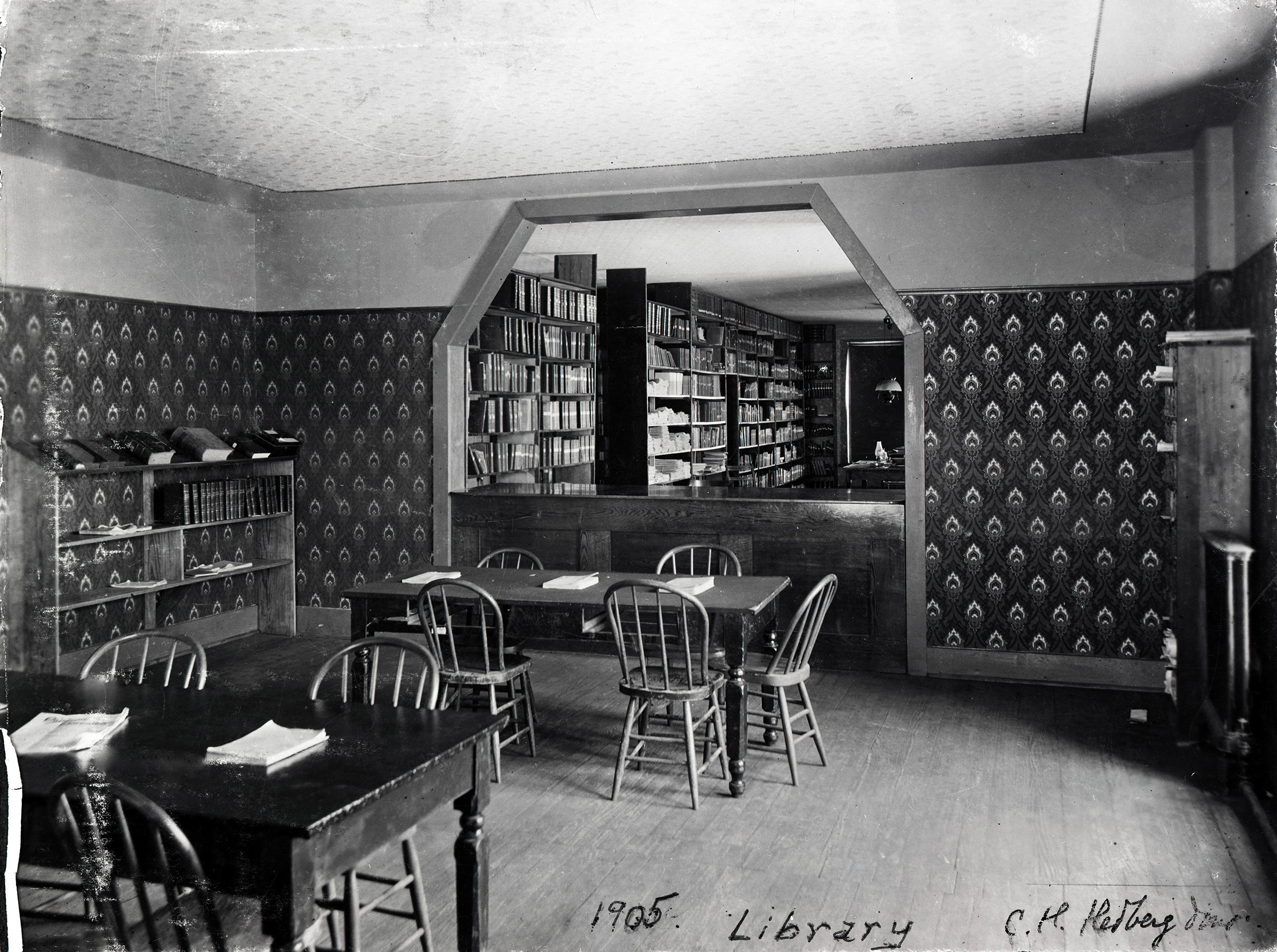 Library at Gustavus (Part 5 of 10) - College and Lutheran Church Archives